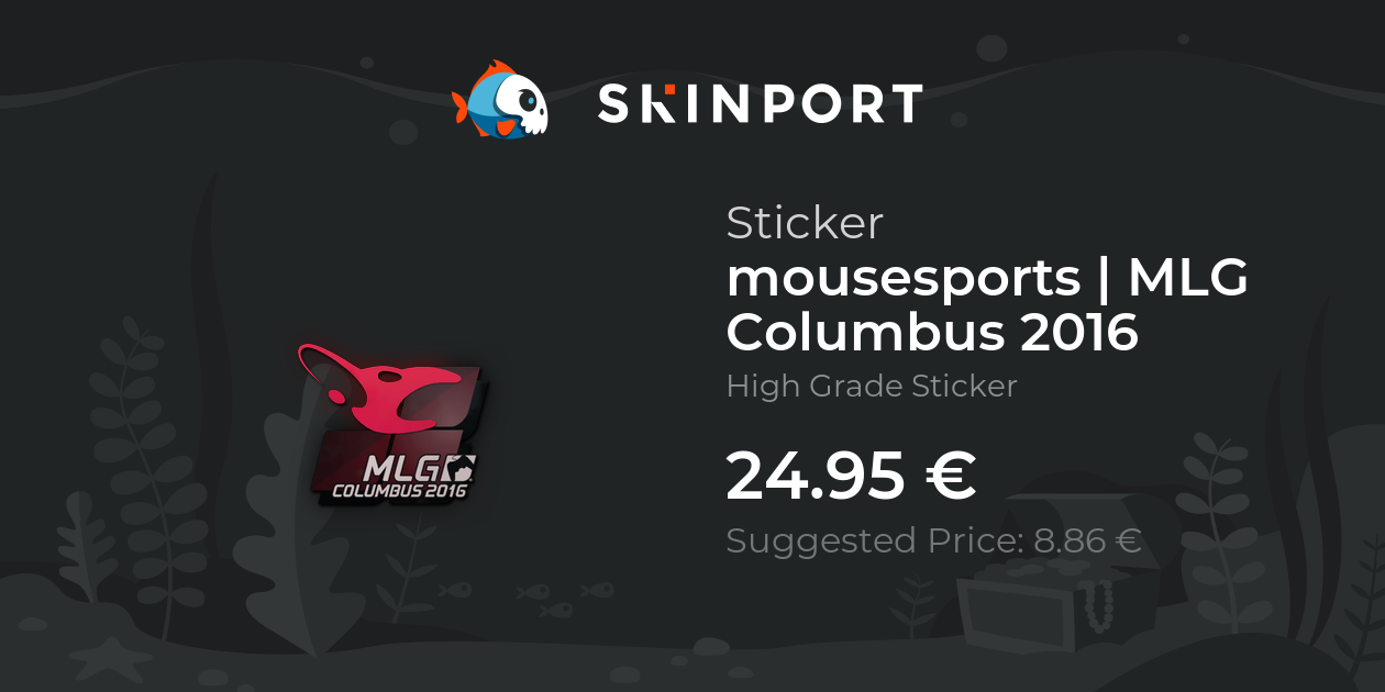 Sticker | mousesports | MLG Columbus 2016 - Counter-Strike 2 - Skinport