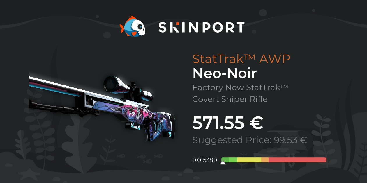 StatTrak™ AWP | Neo-Noir (Factory New) - Counter-Strike 2 - Skinport