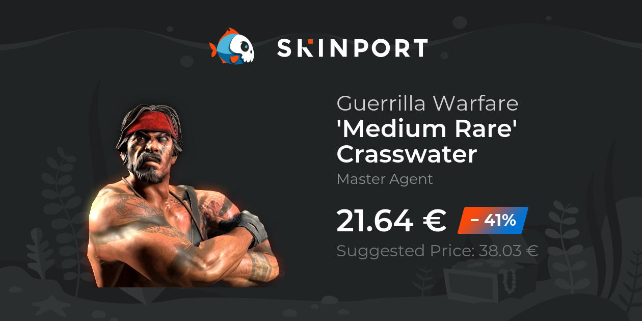 'Medium Rare' Crasswater | Guerrilla Warfare - Counter-Strike 2 - Skinport