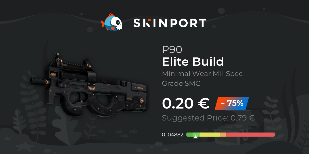 P90 | Elite Build (Minimal Wear) - Counter-Strike 2 - Skinport