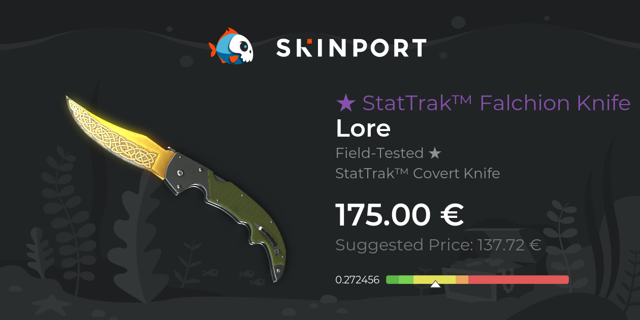 StatTrak™ Falchion Knife | Lore (Field-Tested) - Counter-Strike 2 ...