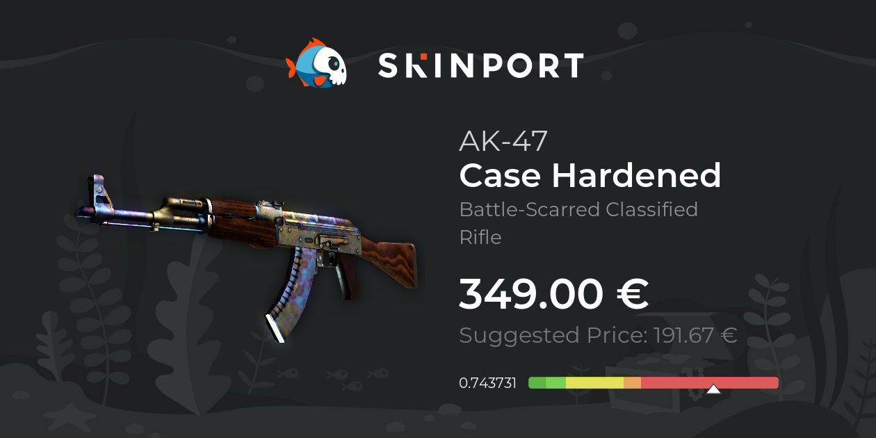 AK-47 | Case Hardened (Battle-Scarred) - Counter-Strike 2 - Skinport