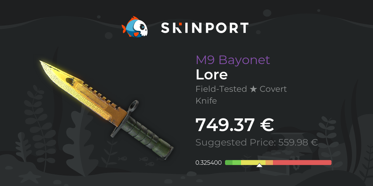 M9 Bayonet | Lore (Field-Tested) - Counter-Strike 2 - Skinport