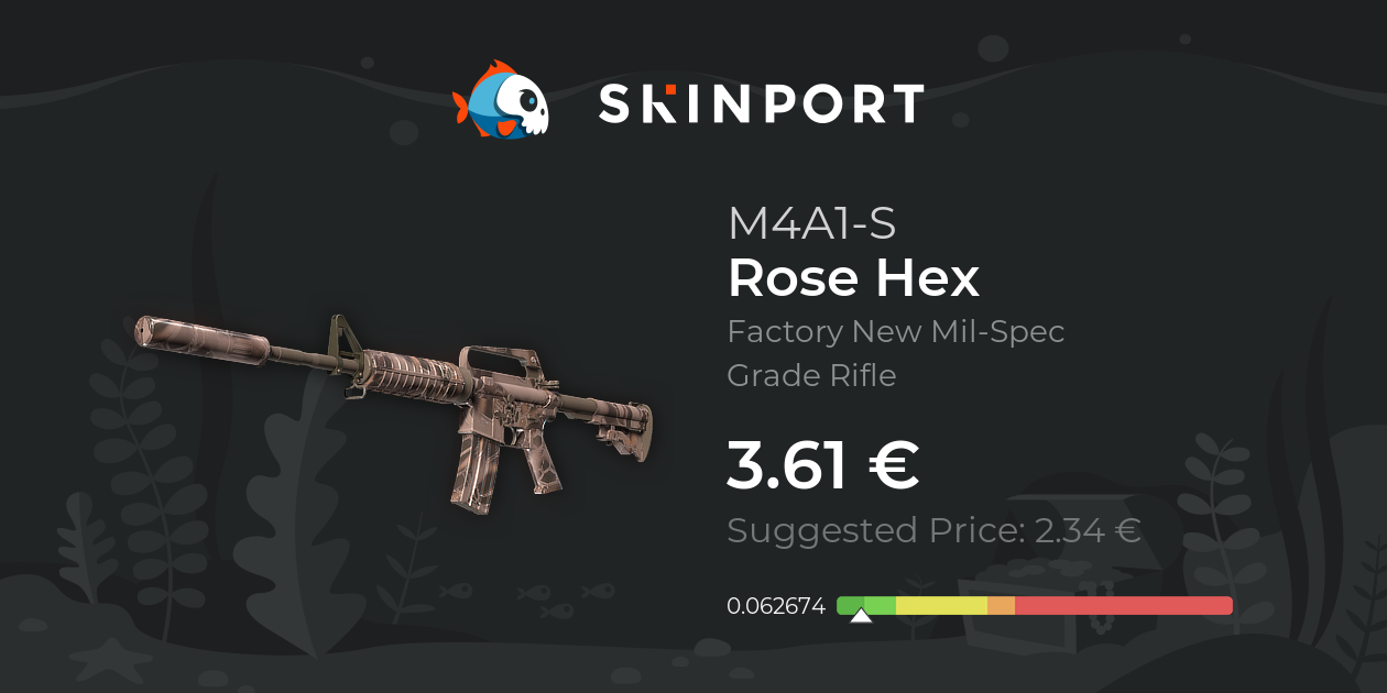 M4A1-S | Rose Hex (Factory New) - Counter-Strike 2 - Skinport