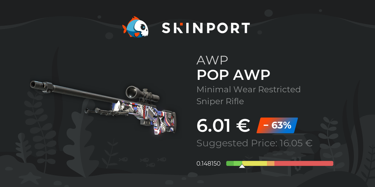 AWP | POP AWP (Minimal Wear) - Counter-Strike 2 - Skinport