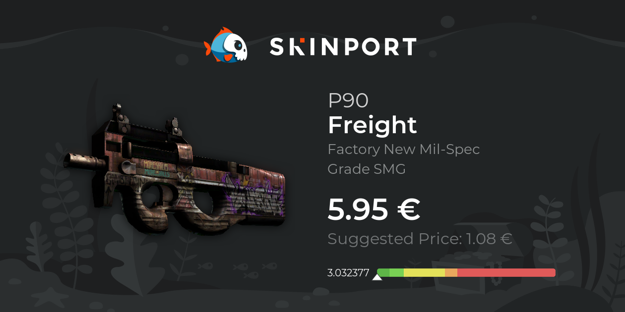P90 | Freight (Factory New) - Counter-Strike 2 - Skinport