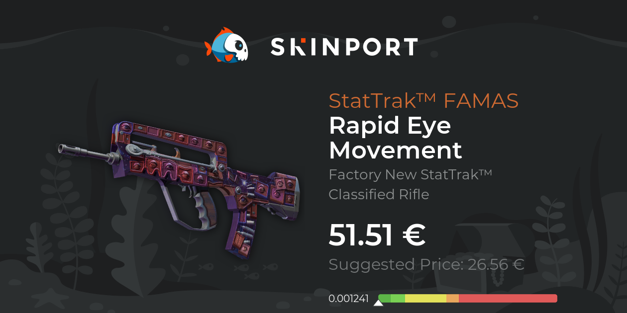 StatTrak™ FAMAS | Rapid Eye Movement (Factory New) - Counter-Strike 2 ...