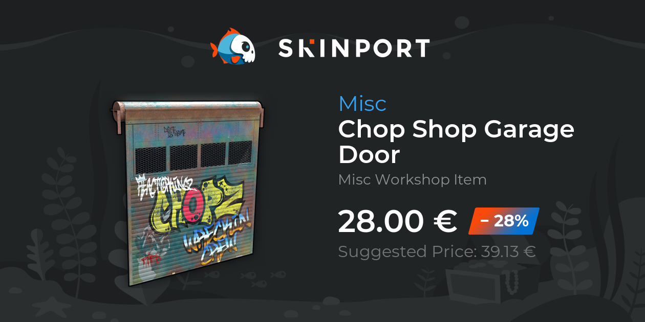 Chop Shop Garage Door - Rust - Skinport