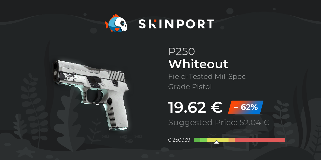 P250 | Whiteout (Field-Tested) - Counter-Strike 2 - Skinport