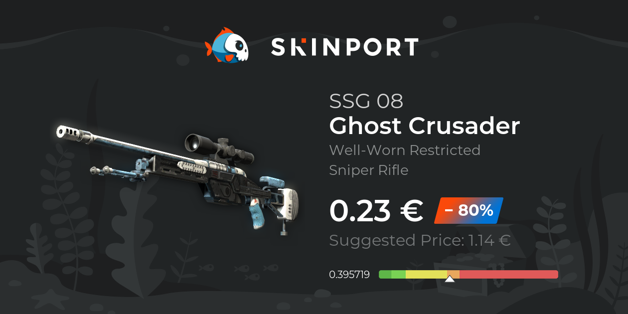 SSG 08 | Ghost Crusader (Well-Worn) - Counter-Strike 2 - Skinport