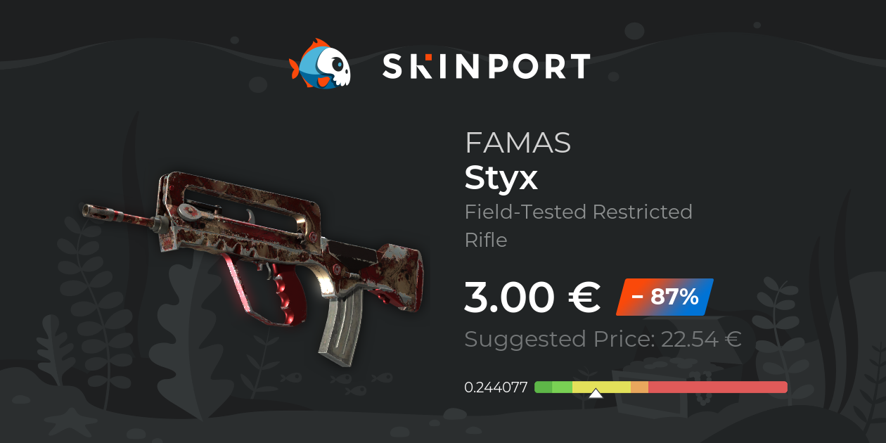 FAMAS | Styx (Field-Tested) - Counter-Strike 2 - Skinport
