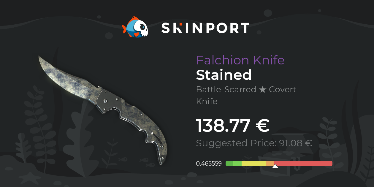 Falchion Knife | Stained (Battle-Scarred) - Counter-Strike 2 - Skinport