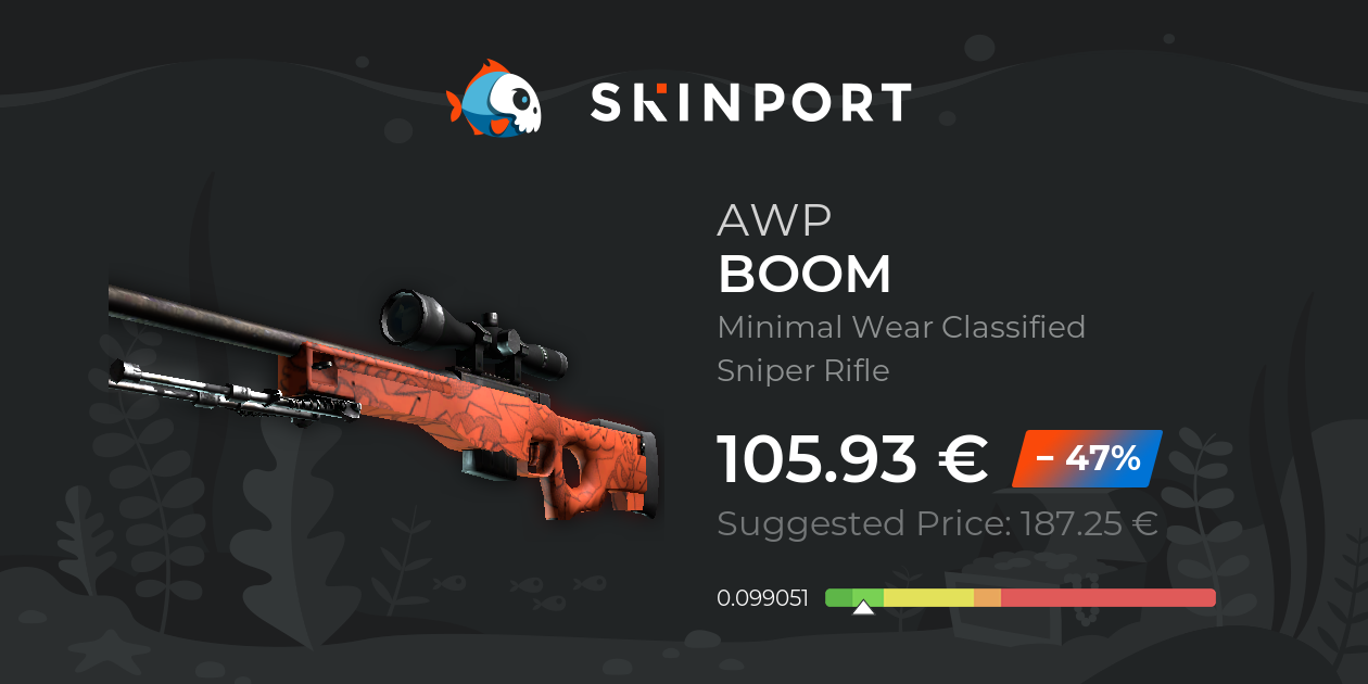 AWP | BOOM (Minimal Wear) - CS2 - Skinport