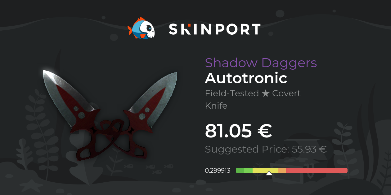 Shadow Daggers | Autotronic (Field-Tested) - Counter-Strike 2 - Skinport