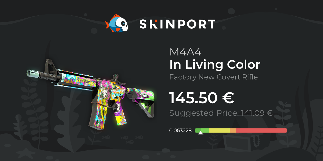 M4A4 | In Living Color (Factory New) - Counter-Strike 2 - Skinport