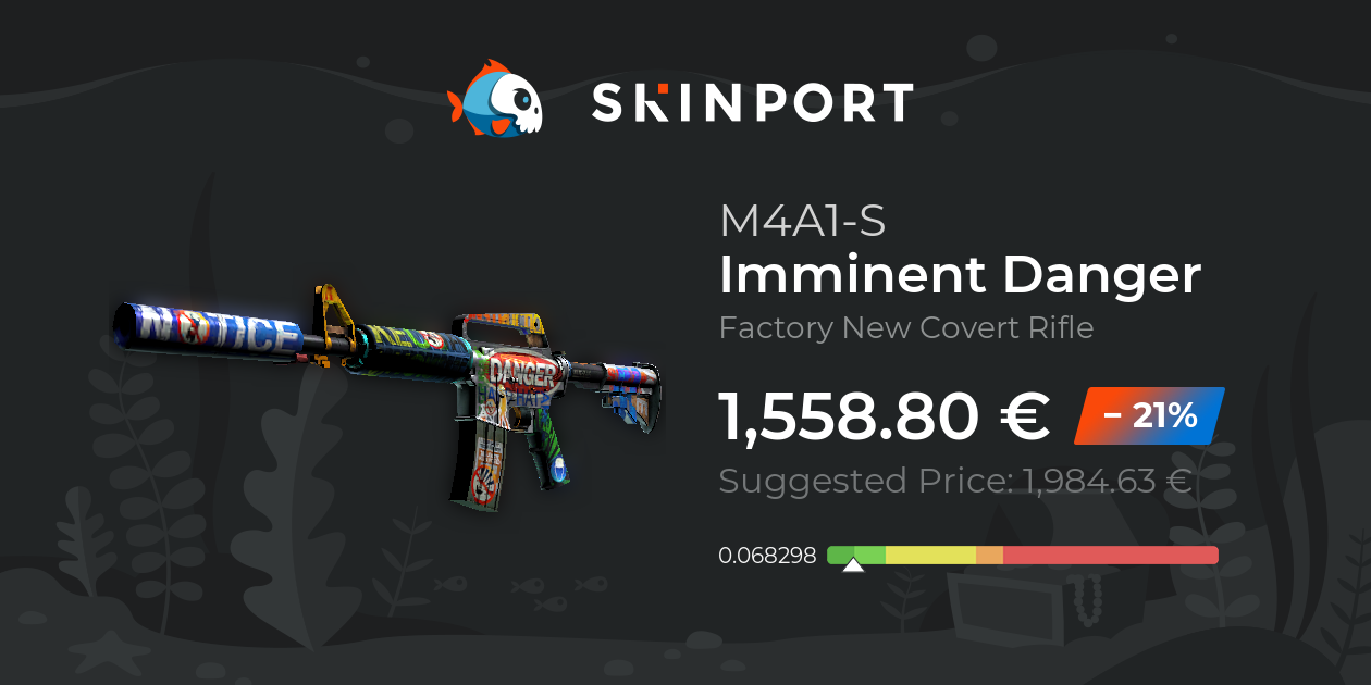 M4A1-S | Imminent Danger (Factory New) - Counter-Strike 2 - Skinport