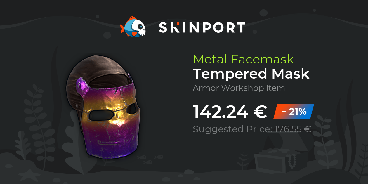 Tempered Mask - Rust - Skinport