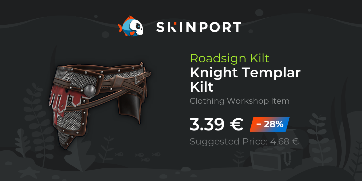 Knight Templar Kilt - Rust - Skinport