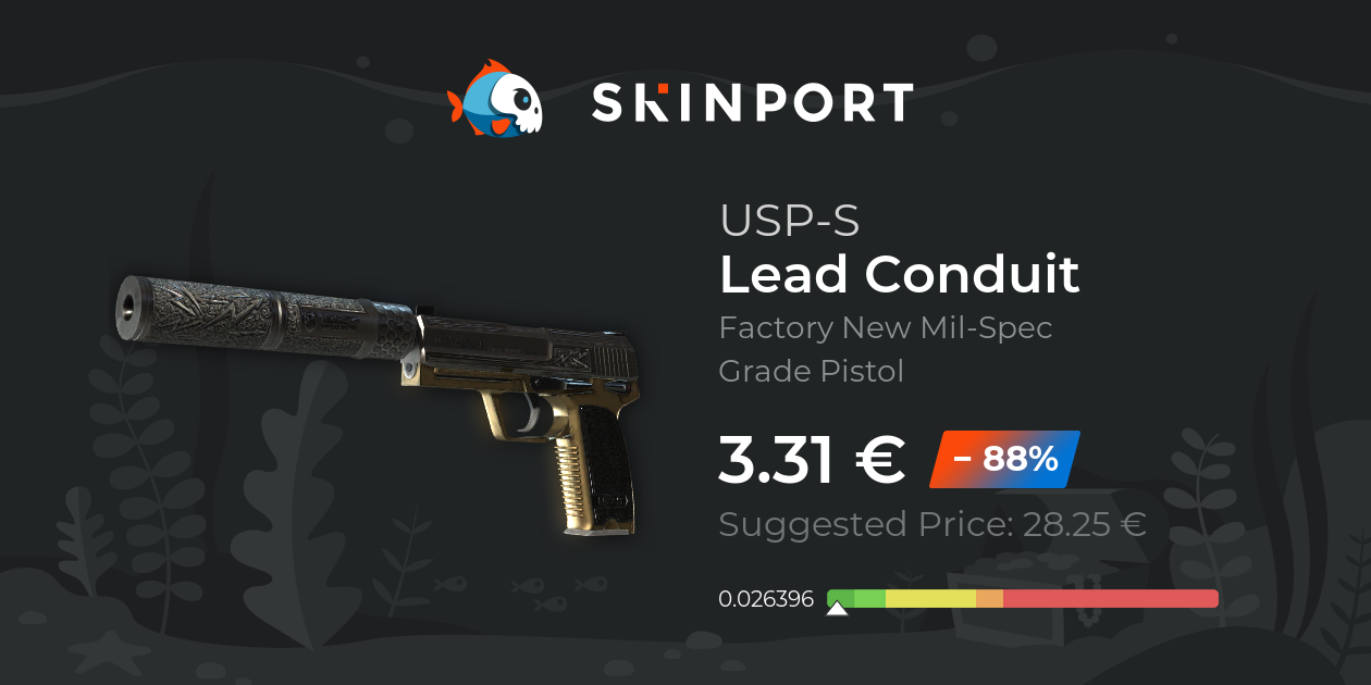 USP-S | Lead Conduit (Factory New) - Counter-Strike 2 - Skinport