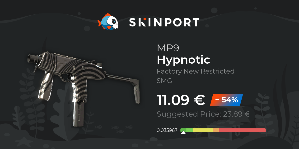 MP9 | Hypnotic (Factory New) - Counter-Strike 2 - Skinport