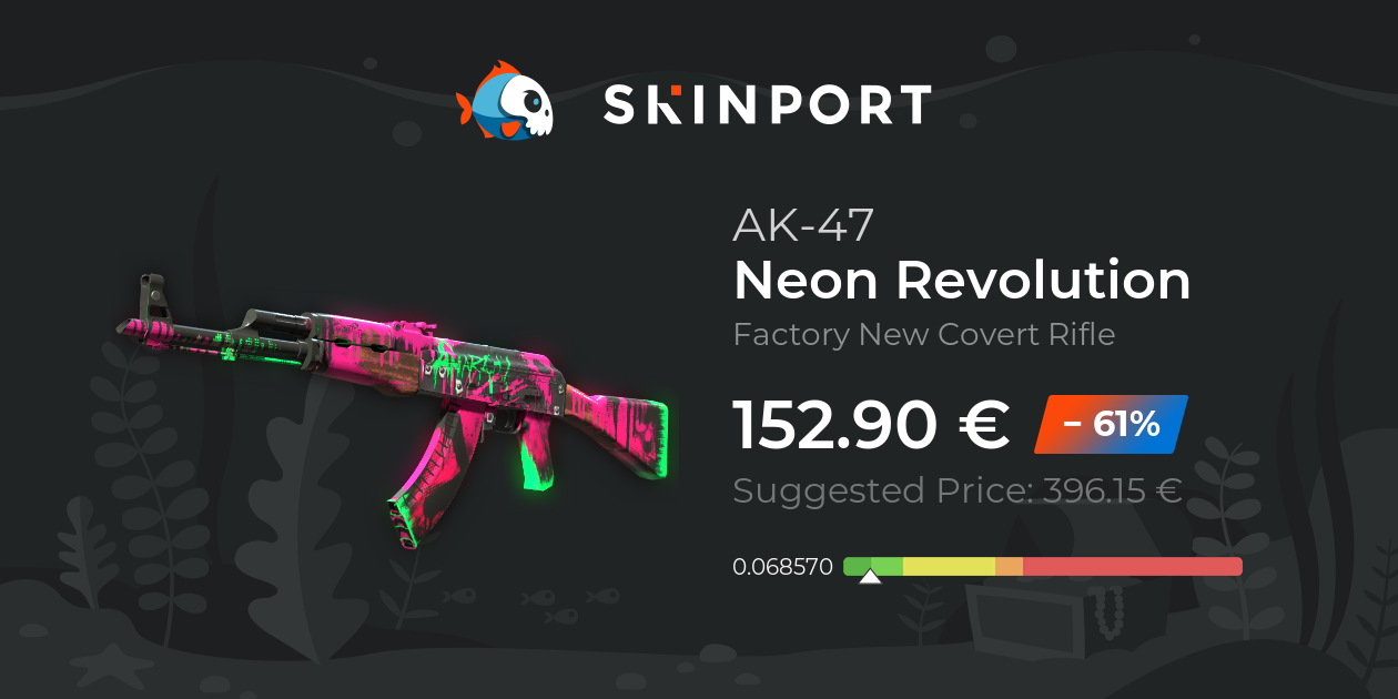 AK-47 | Neon Revolution (Factory New) - Counter-Strike 2 - Skinport