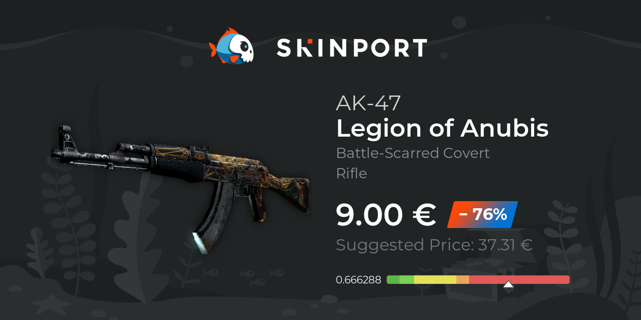 AK-47 | Legion of Anubis (Battle-Scarred) - Counter-Strike 2 - Skinport