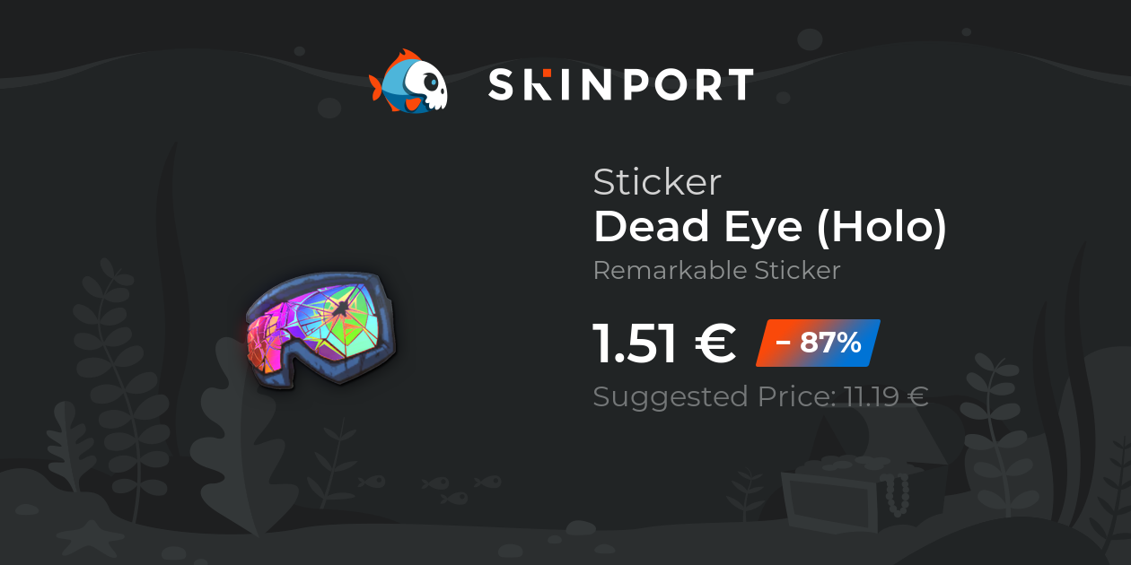 Sticker | Dead Eye (Holo) - CS2 - Skinport