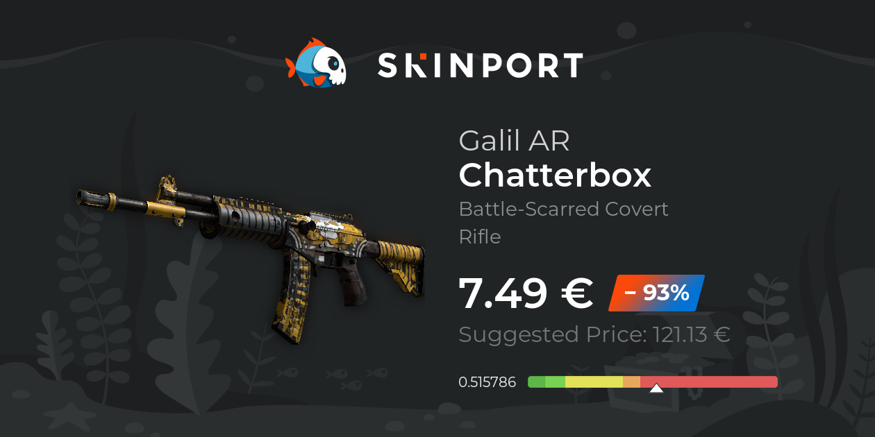 Galil AR | Chatterbox (Battle-Scarred) - CS:GO - Skinport
