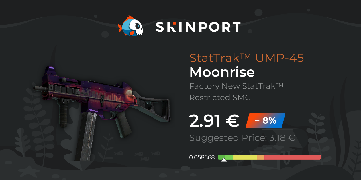 StatTrak™ UMP-45 | Moonrise (Factory New) - Counter-Strike 2 - Skinport