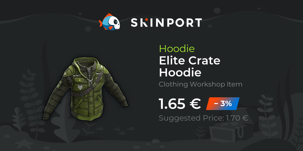 Elite Crate Hoodie - Rust - Skinport