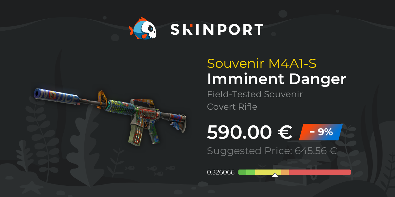 Souvenir M4A1-S | Imminent Danger (Field-Tested) - Counter-Strike 2 ...