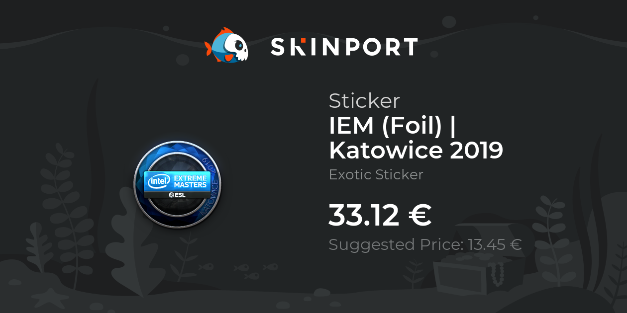 Sticker | IEM (Foil) | Katowice 2019 - Counter-Strike 2 - Skinport