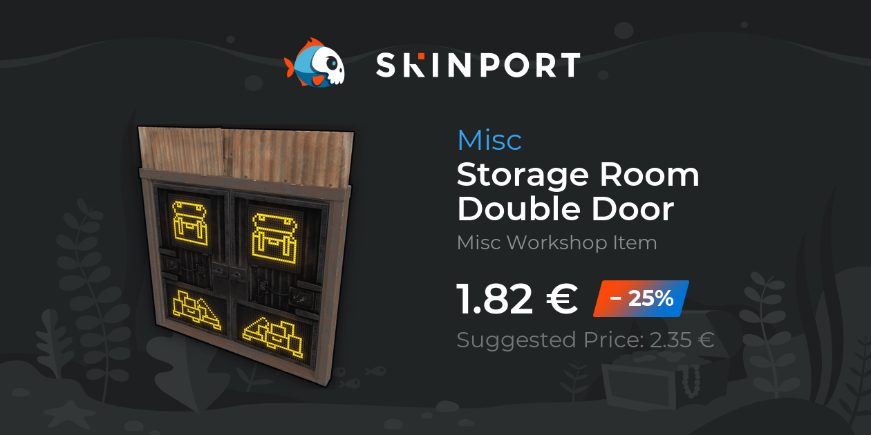 Storage Room Double Door - Rust - Skinport
