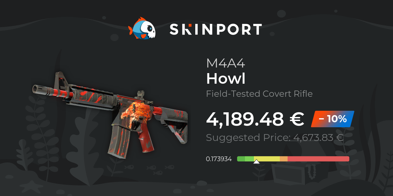 M4A4 | Howl (Field-Tested) - Counter-Strike 2 - Skinport