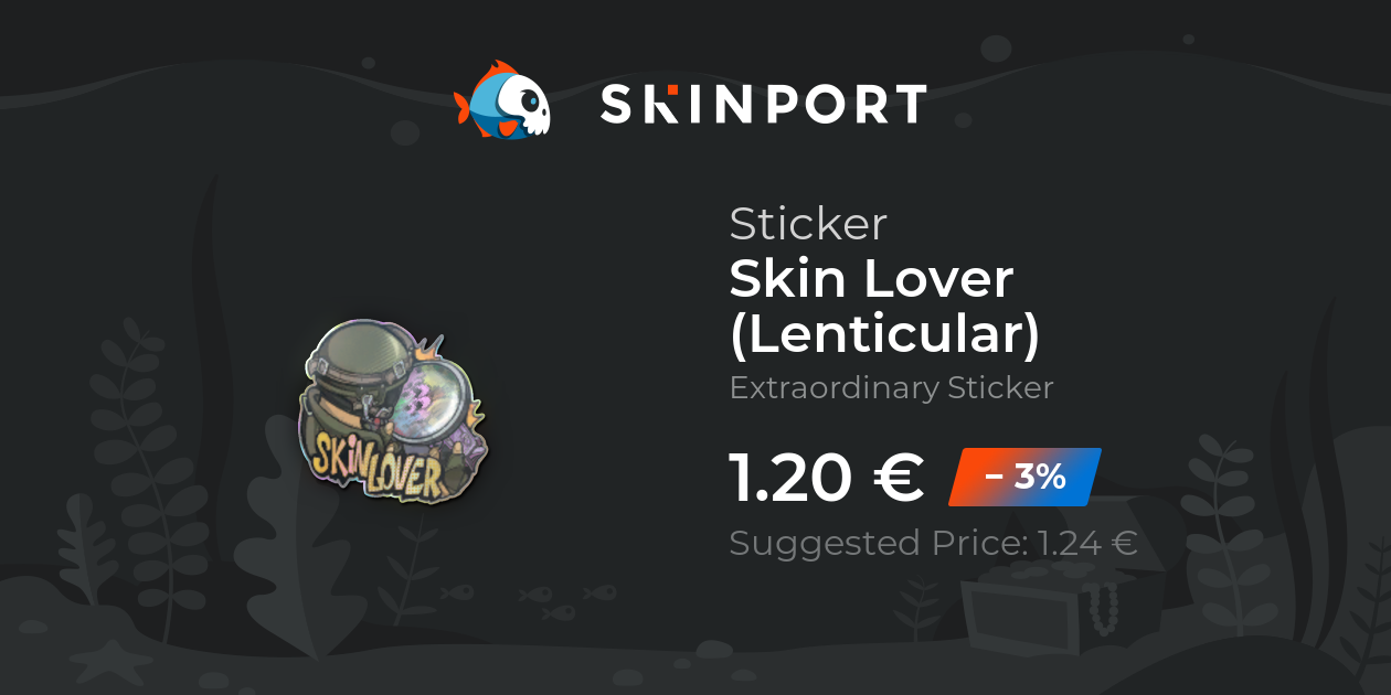 Sticker | Skin Lover (Lenticular) - Counter-Strike 2 - Skinport