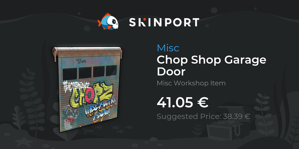 Chop Shop Garage Door - Rust - Skinport