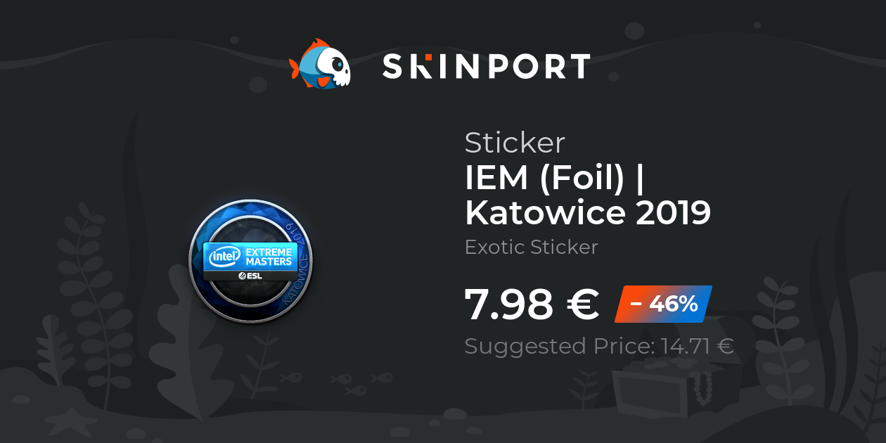 Sticker | IEM (Foil) | Katowice 2019 - Counter-Strike 2 - Skinport