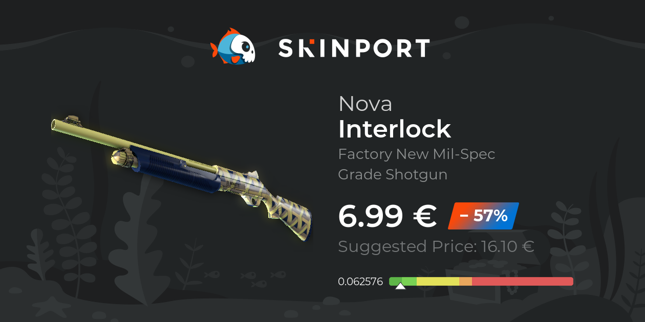 Nova | Interlock (Factory New) - Counter-Strike 2 - Skinport
