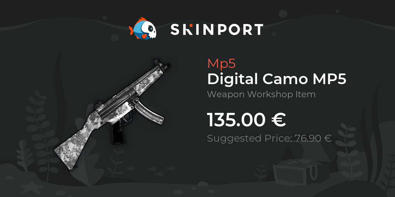 Digital Camo MP5 - Rust - Skinport