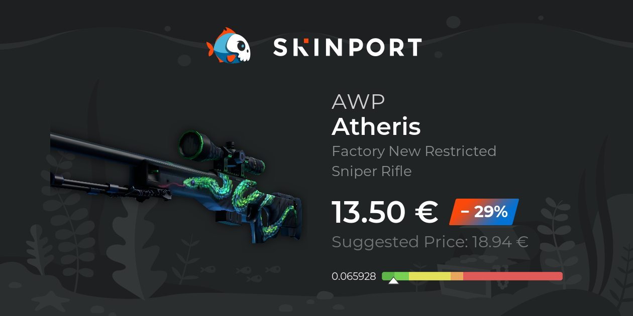 AWP | Atheris (Factory New) - Counter-Strike 2 - Skinport