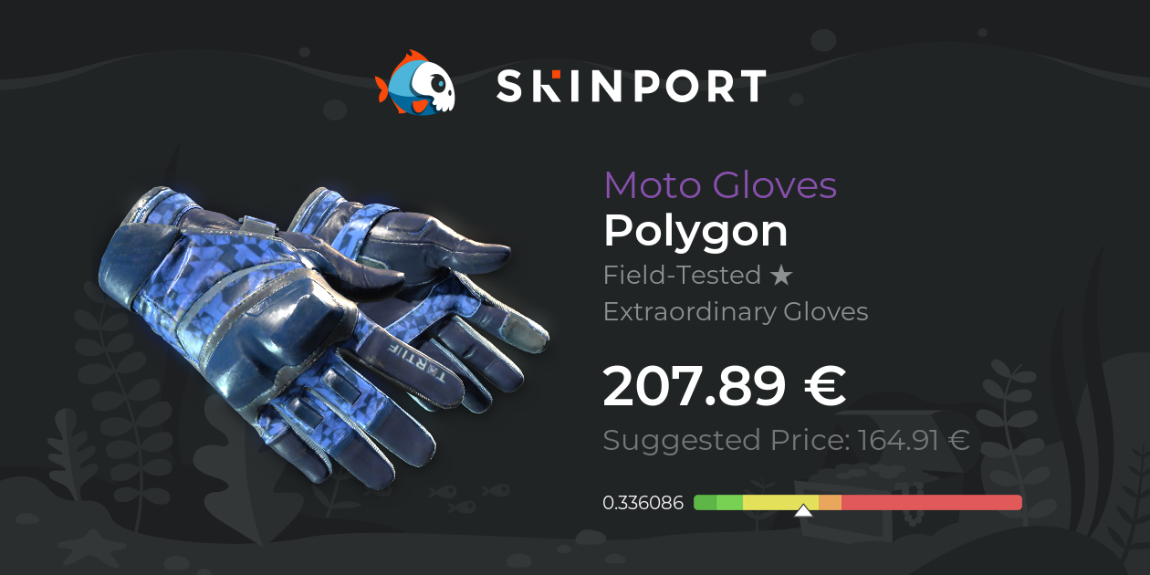 Moto Gloves | Polygon (Field-Tested) - Counter-Strike 2 - Skinport