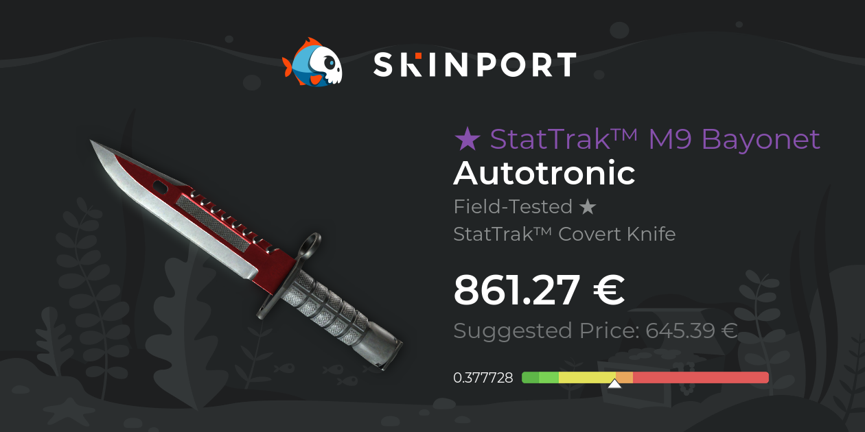 StatTrak™ M9 Bayonet | Autotronic (Field-Tested) - Counter-Strike 2 ...