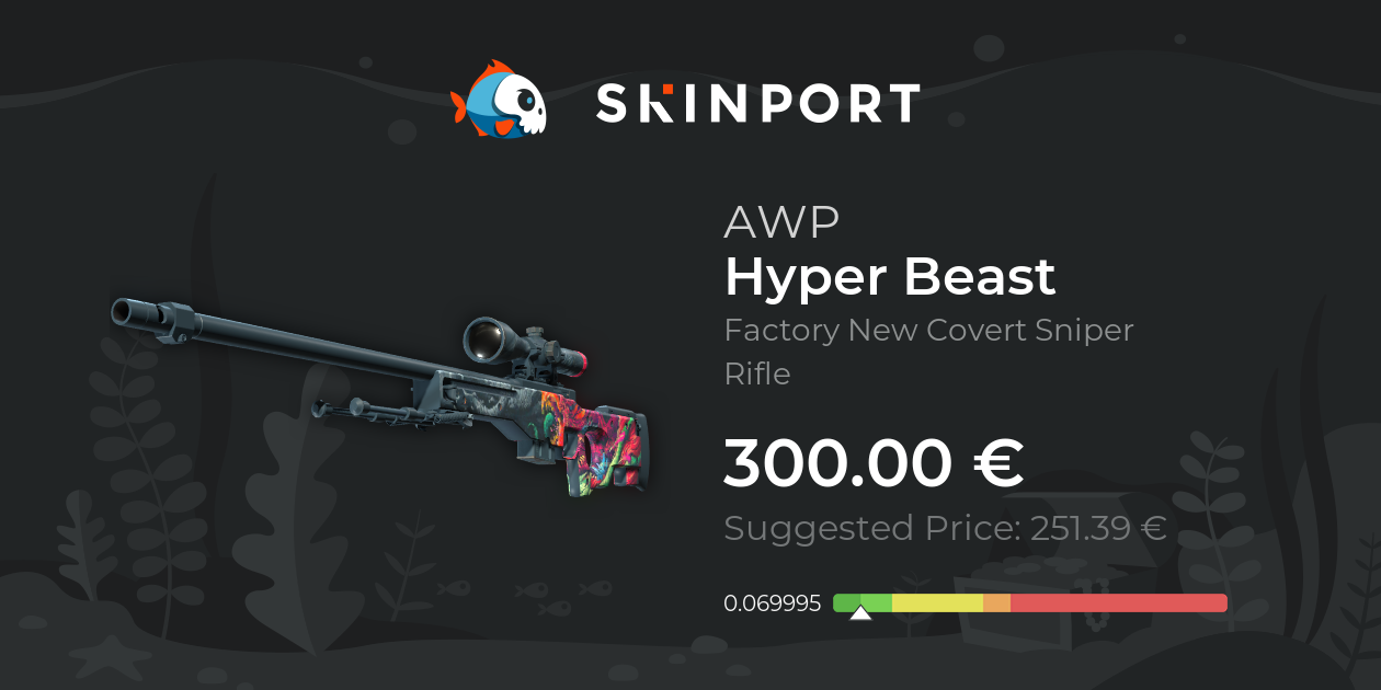 AWP | Hyper Beast (Factory New) - Counter-Strike 2 - Skinport