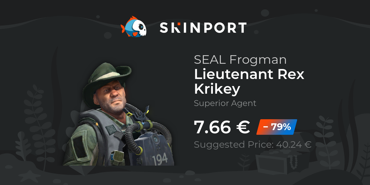 Lieutenant Rex Krikey | SEAL Frogman - CS:GO - Skinport