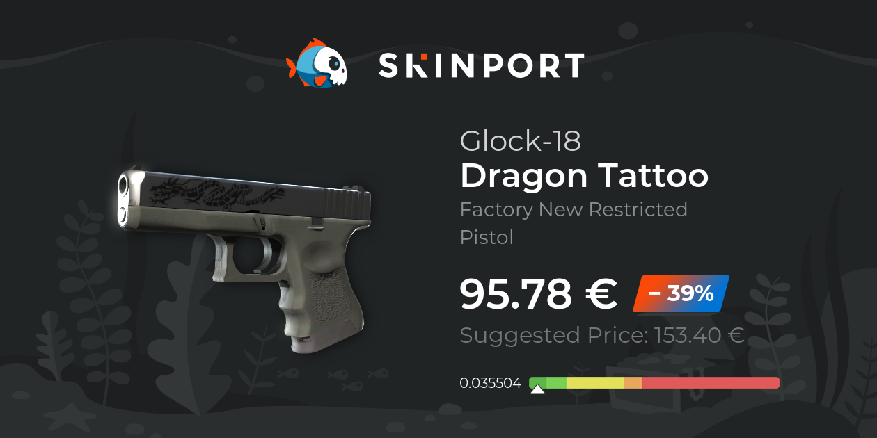 Glock-18 | Dragon Tattoo (Factory New) - Counter-Strike 2 - Skinport