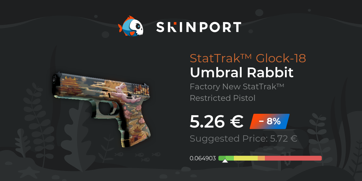 Glock-18 StatTrak™ | Umbral Rabbit (Recién fabricado) - Counter-Strike ...