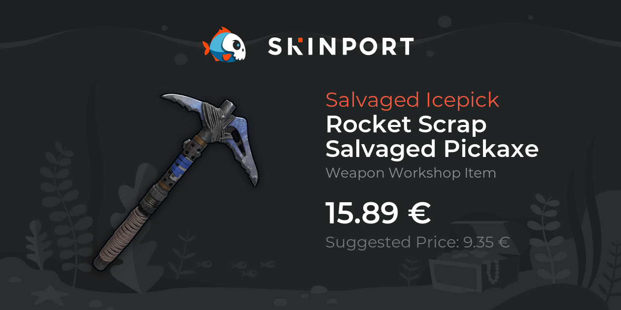 Rocket Scrap Salvaged Pickaxe Rust Skinport