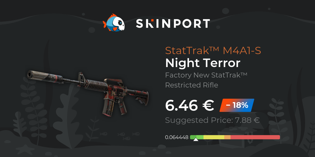 M4A1-S StatTrak™ | Terror nocturno (Recién fabricado) - Counter-Strike ...