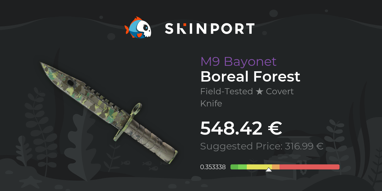 M9-Bajonett (★) | Borealer Nadelwald (Einsatzerprobt) - Counter-Strike 2 - Skinport