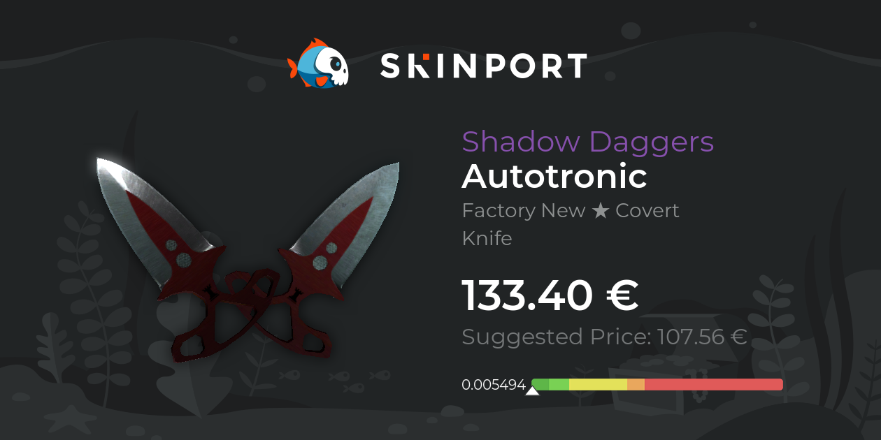 Shadow Daggers | Autotronic (Factory New) - Counter-Strike 2 - Skinport